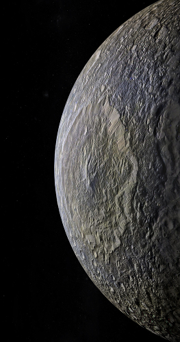 Rhea Moon Surface